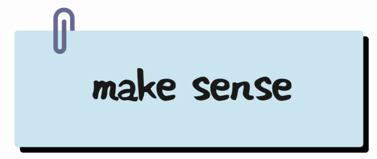 【イメージで覚える】make sense の意味・使い方・例文まとめ – ぬこ英語